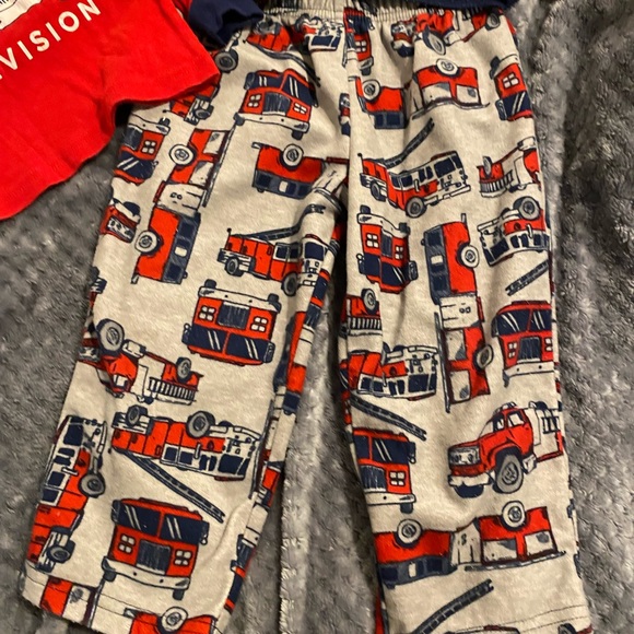 Carter's | Pajamas | Gc Boys 3 Piece Fireman Firetruck Firefighter ...